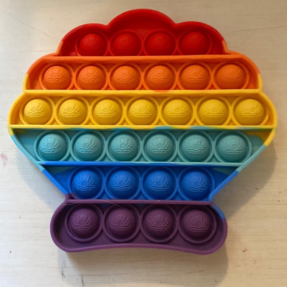 Toys | Seashell Rainbow Pop It | Poshmark
